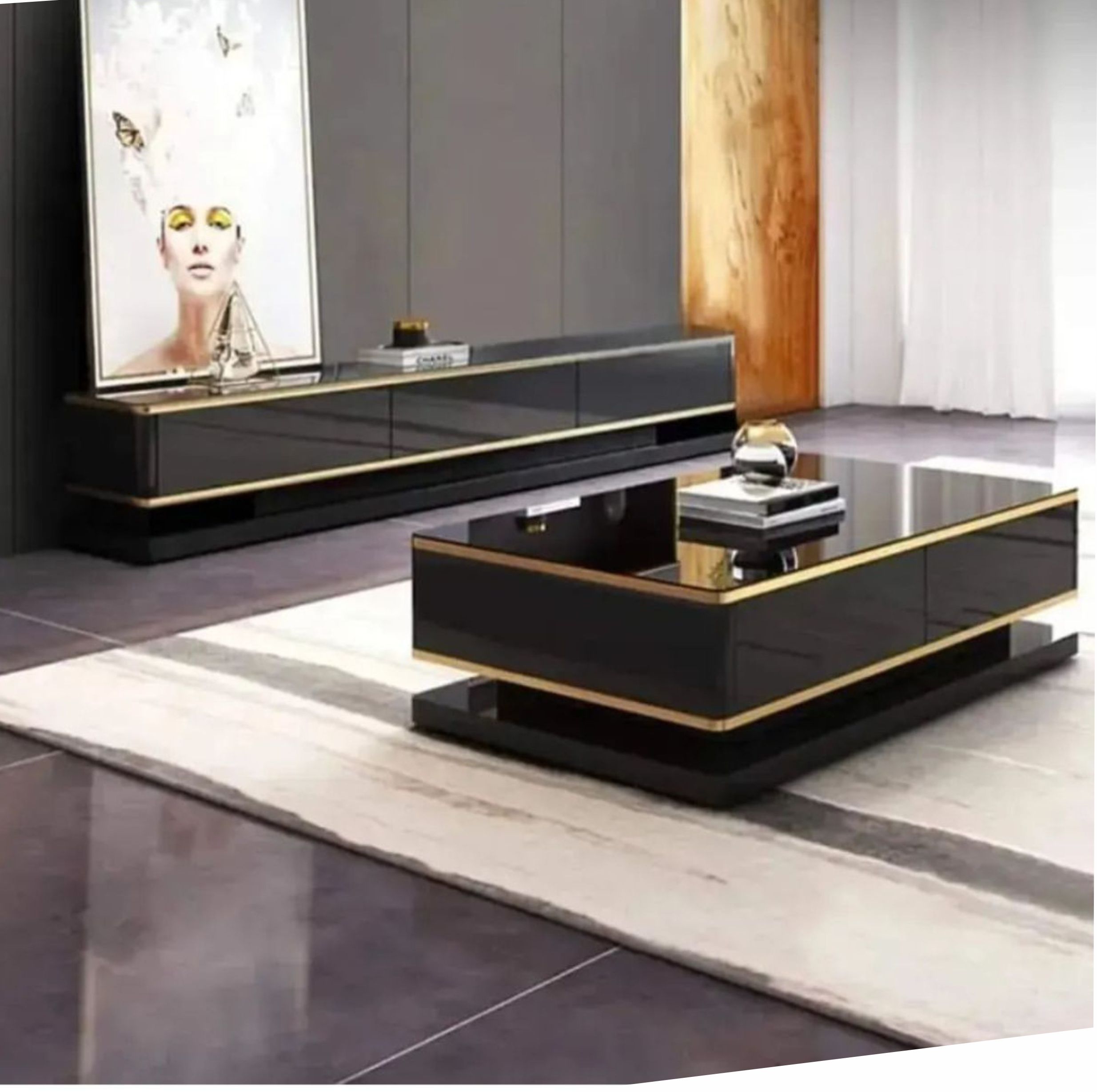 TIM WEBBER'S CLASSIC TV STAND COFEE TABLE - sunnyside furniture