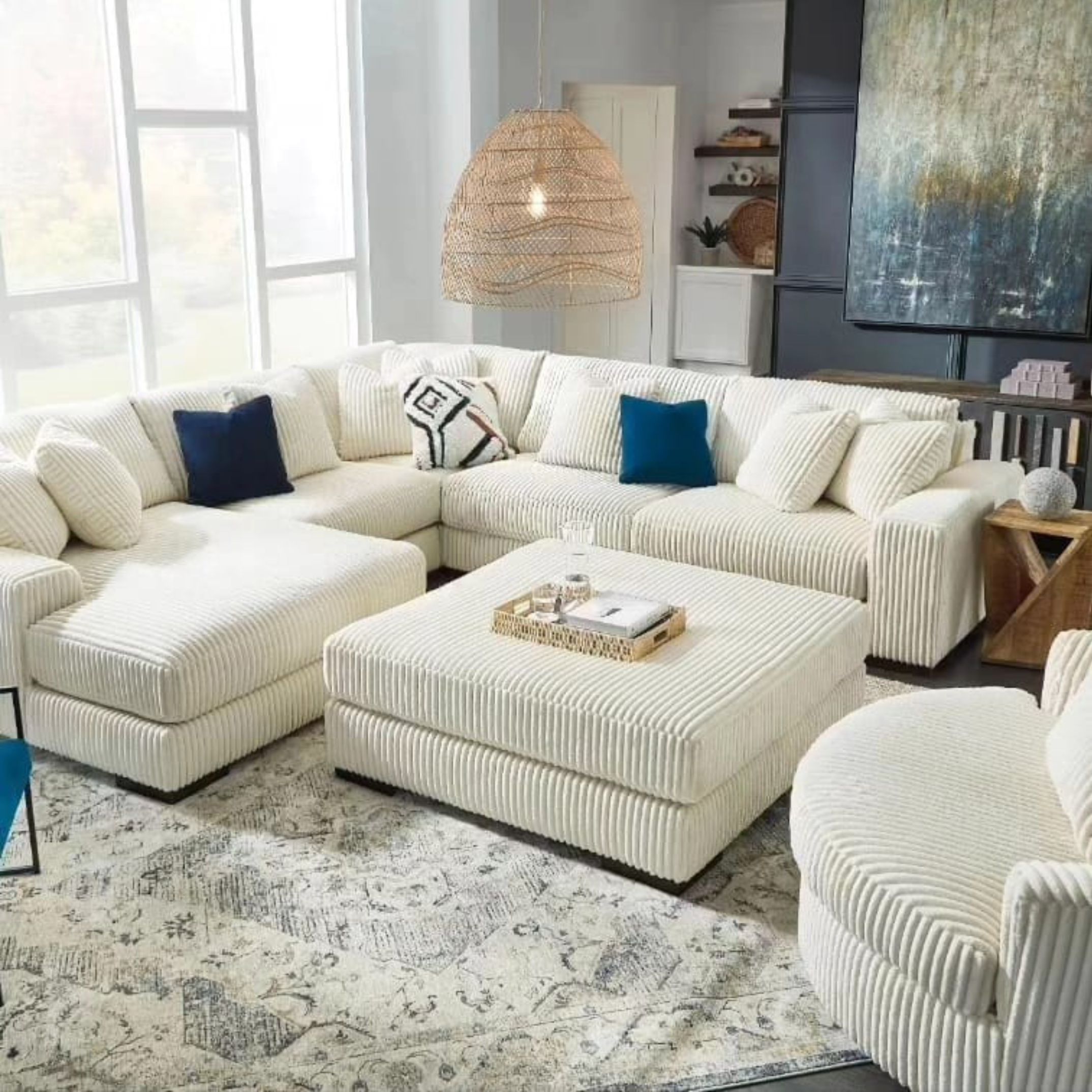 MCCARTNEY'S FULL COUDROY SET - sunnyside furniture